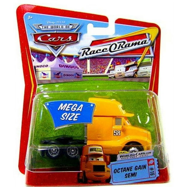 Disney Pixar Cars Movie Oversized Vehicle Octane Gain Semi Cab Die Cast ...