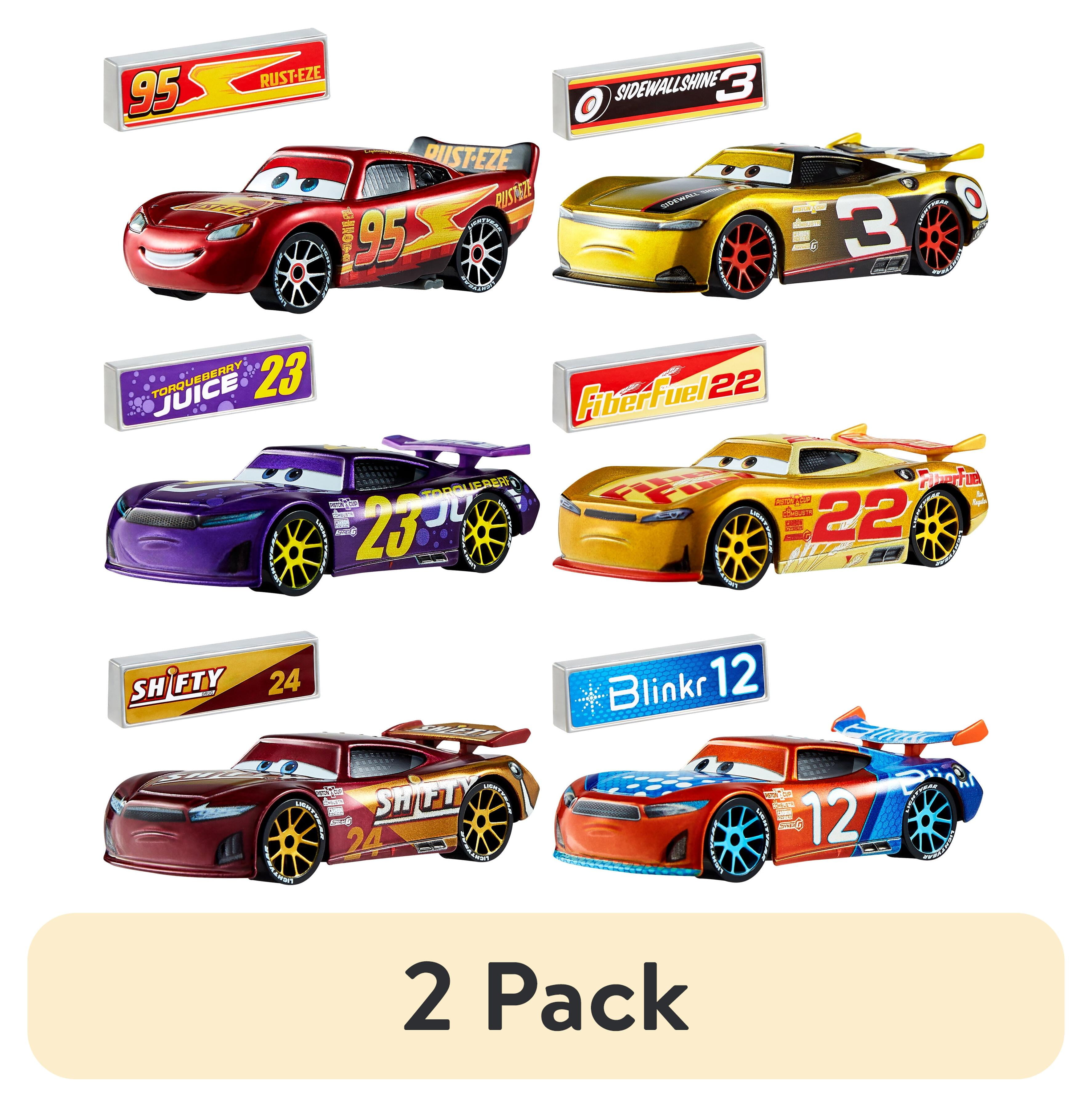 (2 pack) Disney Pixar Cars NASCAR Die-cast Car & Truck Play Vehicle ...