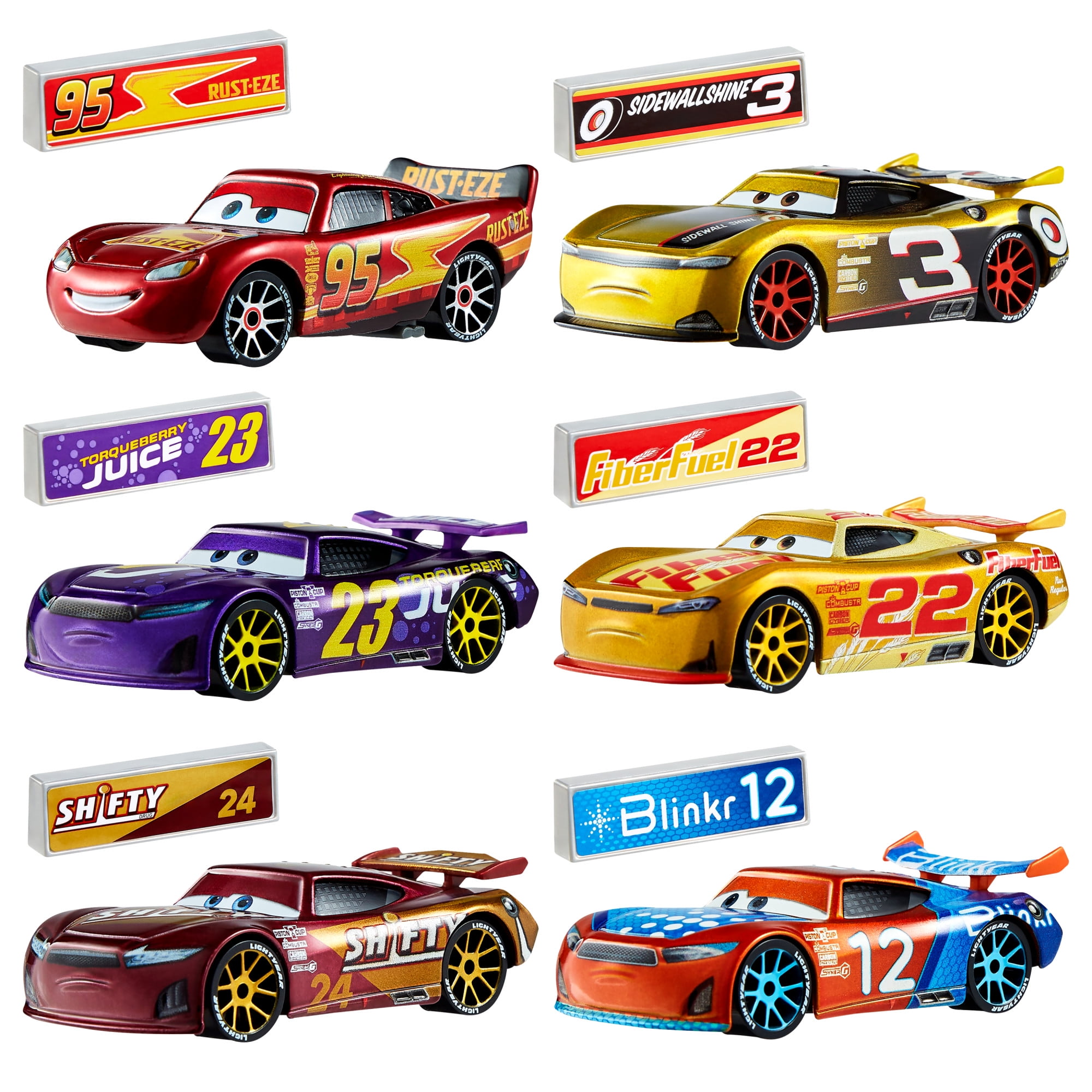 Disney Pixar Cars NASCAR Die-cast Car or Truck, (1 Vehicle, Styles Vary ...