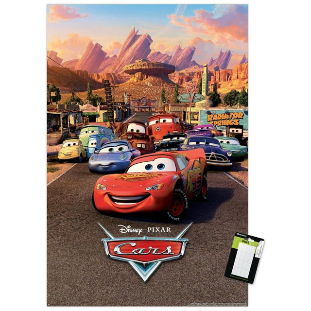 Disney Pixar Cars - One Sheet Wall Poster, 22.375" x 34" - Walmart.com