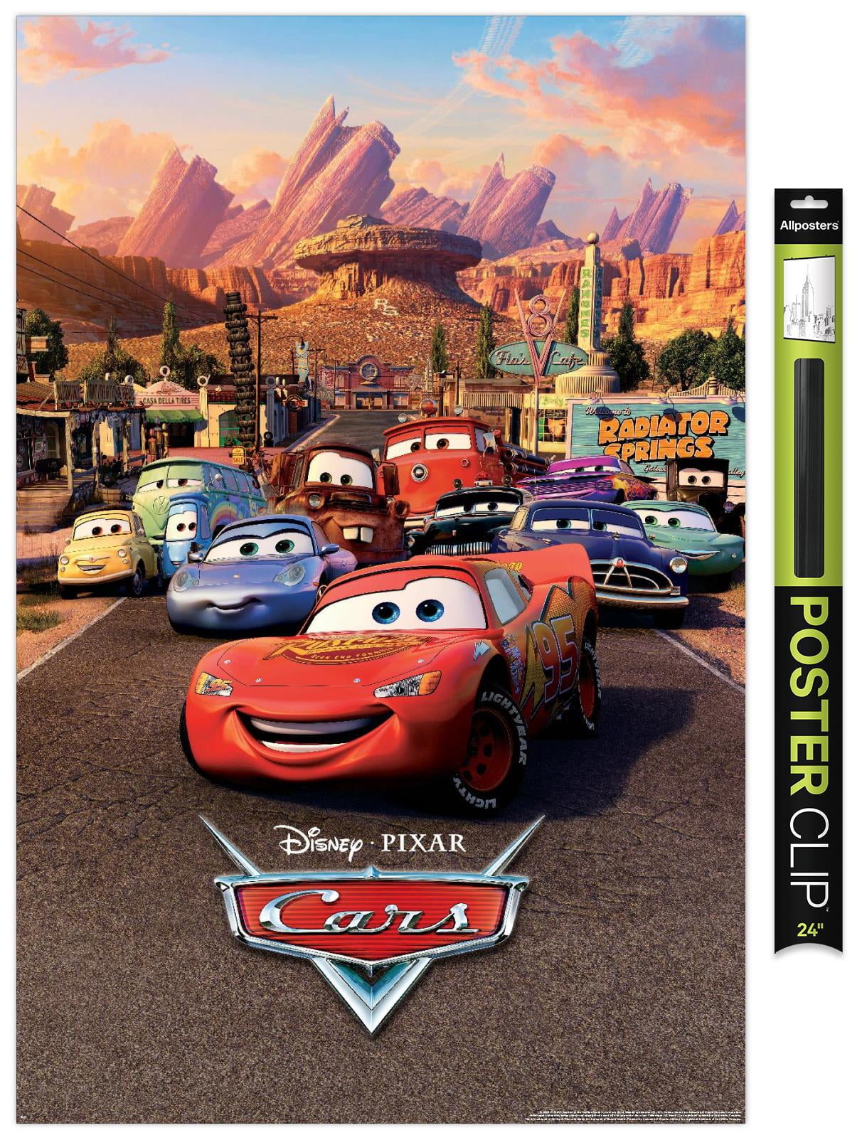 Disney Pixar Cars - One Sheet Wall Poster, 22.375" x 34" - Walmart.com