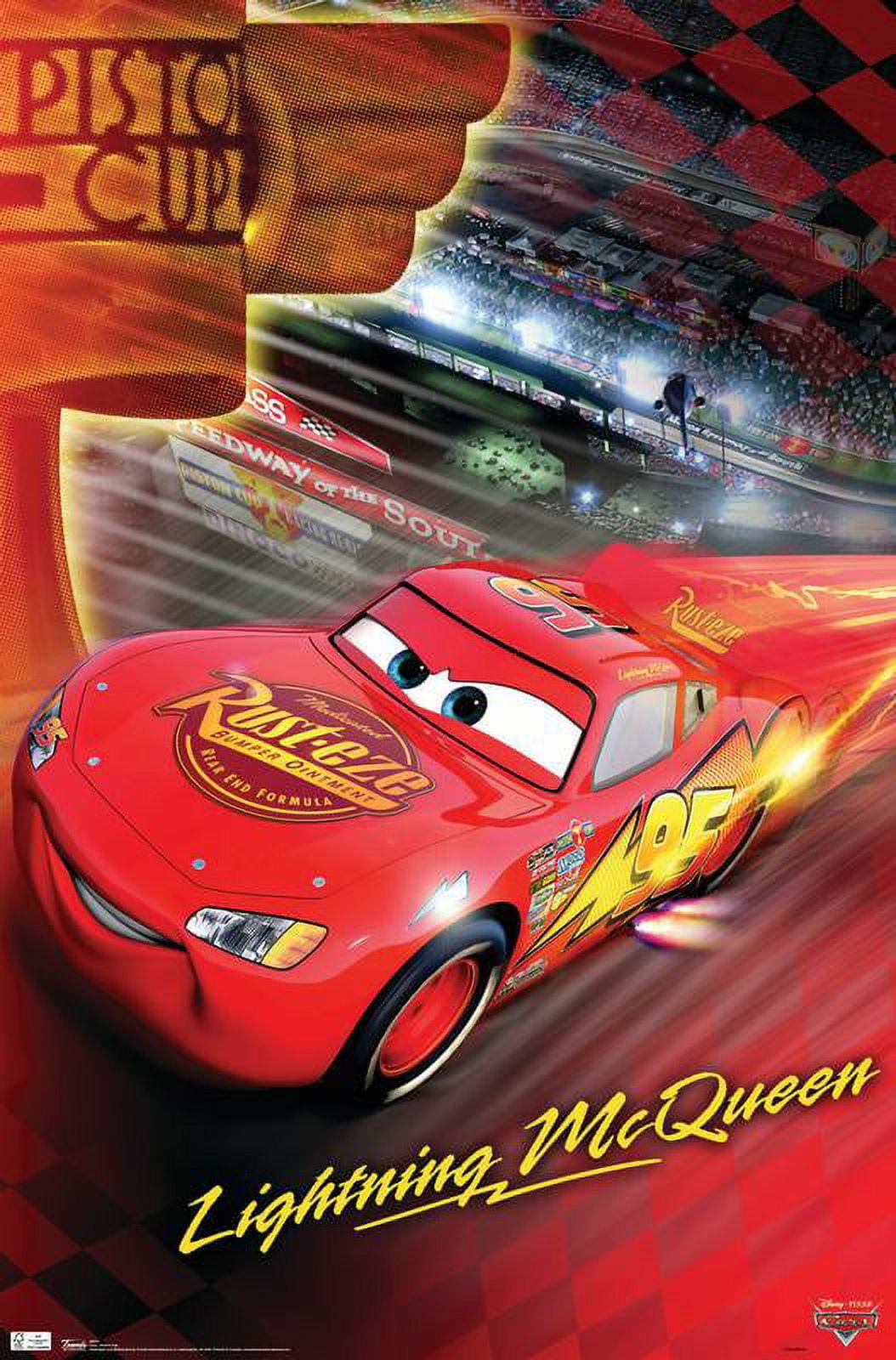 Disney Pixar Cars - Piston Cup Wall Poster, 22.375" x 34" - Walmart.com