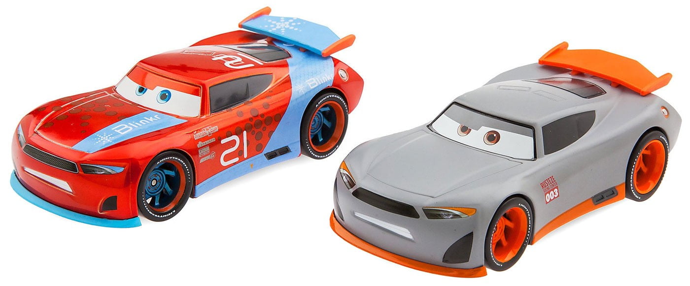 Disney / Pixar Cars Pullback Die Cast Ryan Inside Laney & Rookie #003 ...