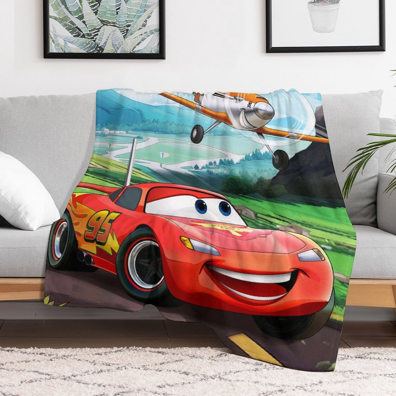 Disney Pixar Cars Queen Size Blanket, Gifts for Girls And Boys, Super ...