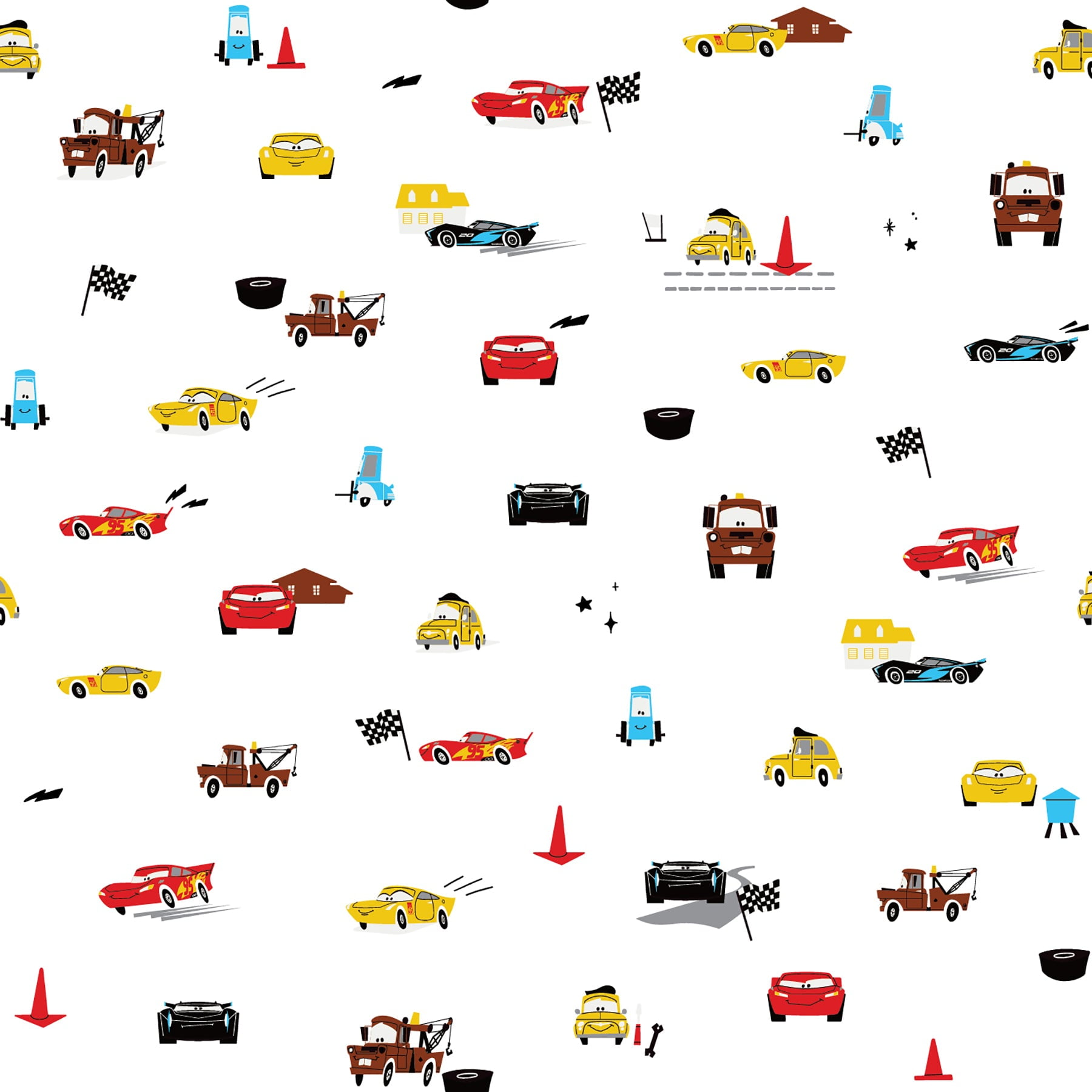 Disney & Pixar Cars Racing Peel & Stick Wallpaper - Walmart.com