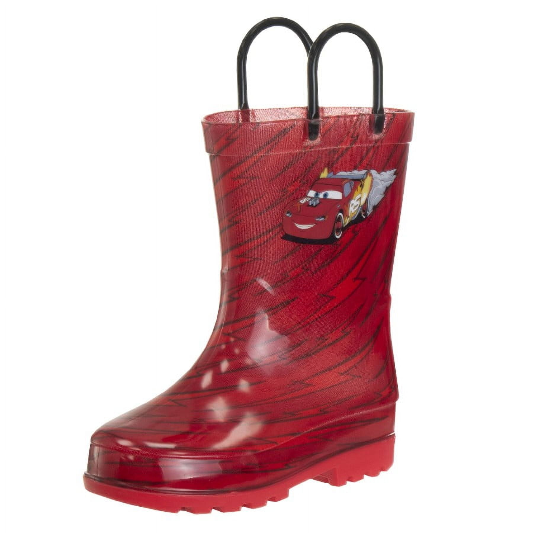 Disney Pixar Cars Rainboots (Toddler Sizes) - Red, Size: 1112 - Walmart.com