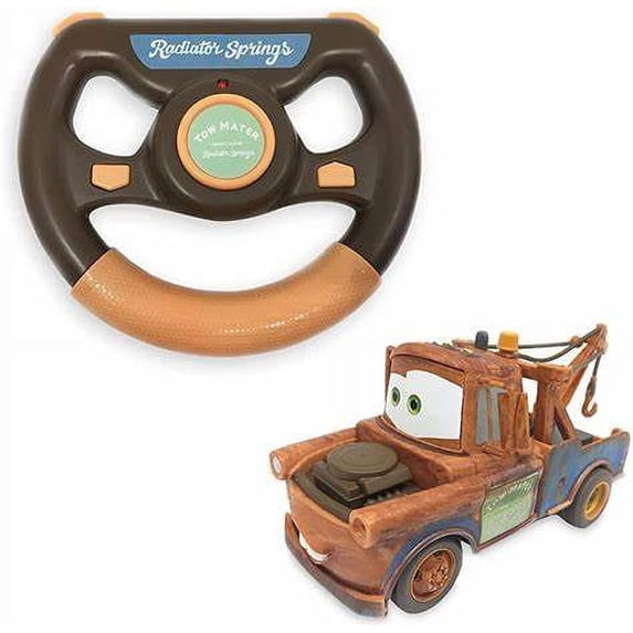 Disney Pixar Cars Kids Radio Racer RC Tow Mater Vehicle with Wheel ...
