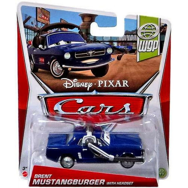Disney / Pixar Cars Series 3 Brent Mustangburger With Headset Diecast ...