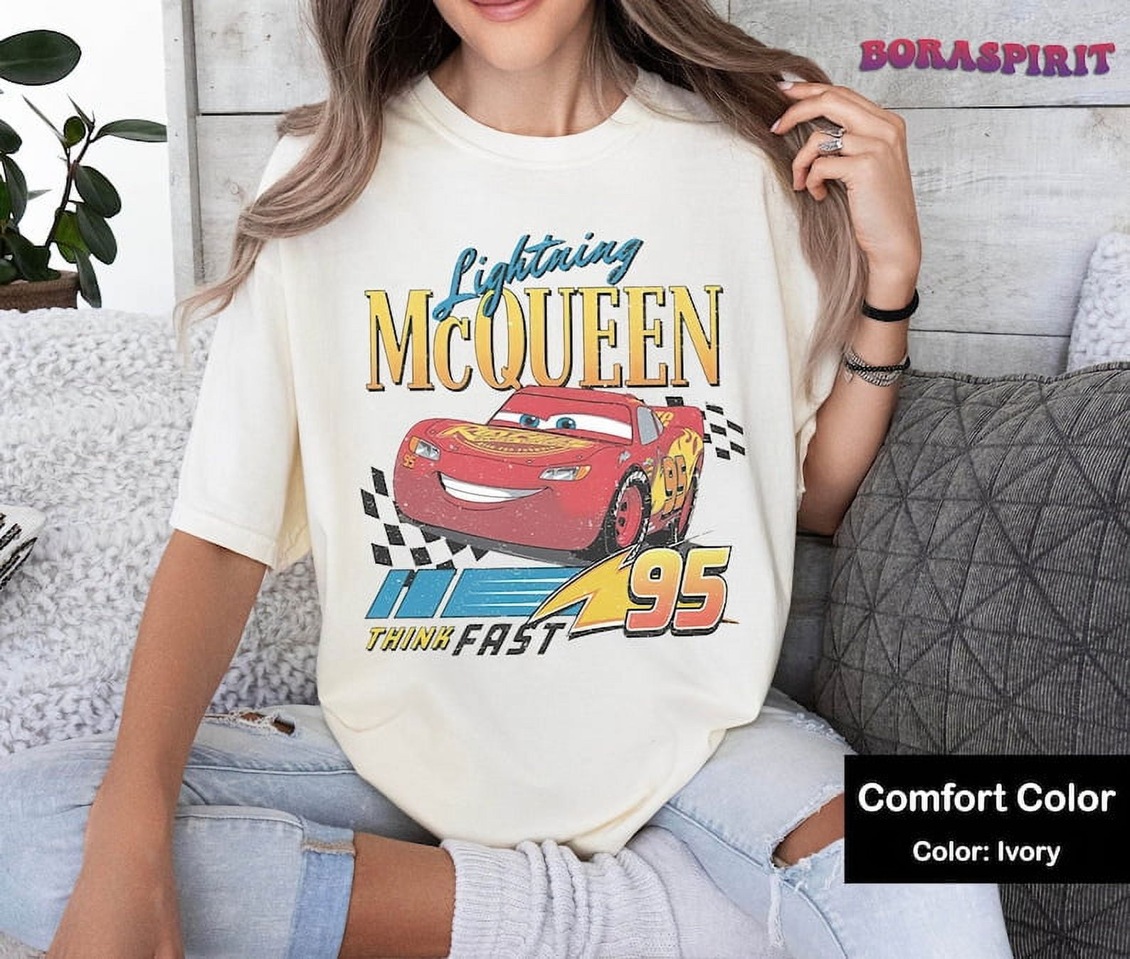 Disney Pixar Cars Shirt, Mc Queen Shirt, Disney Shirt, Mc Queen Lover ...