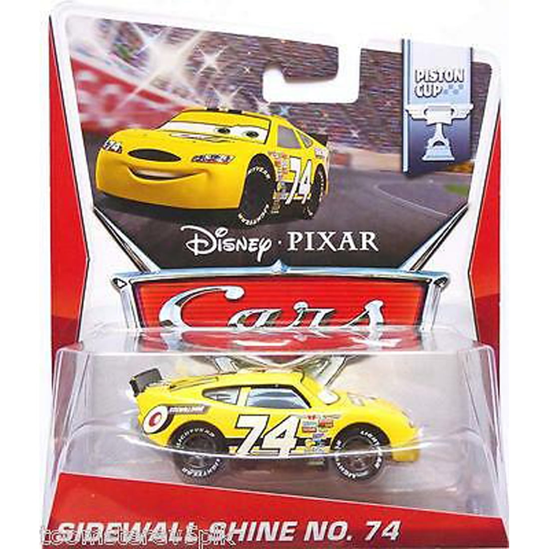 Disney Pixar Cars Sidewall Shine No. 74 Diecast Vehicle, Piston Cup ...
