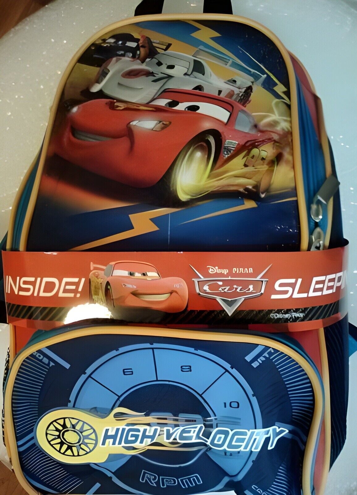 Disney Pixar Cars Sleeping Bag And Backpack - Walmart.com