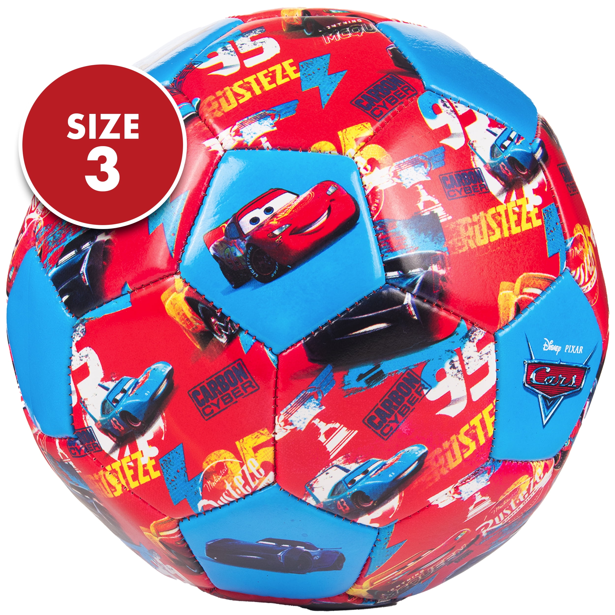 Disney Pixar Cars Soccer Ball, Size 3 - Walmart.com
