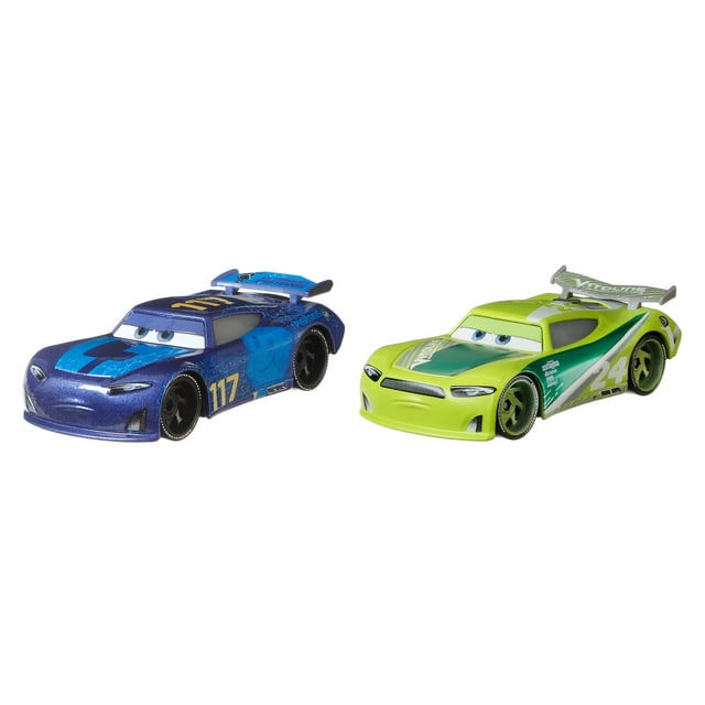 Disney/Pixar Cars Spikey Fillups and Chase Racelott 2-Pack Toy Cars ...