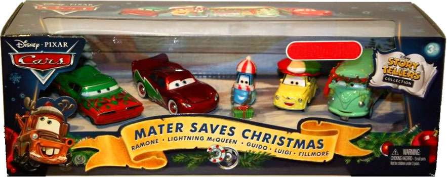 Disney / Pixar Cars Story Tellers Mater Saves Christmas Diecast Car Set (2010) - Walmart.com