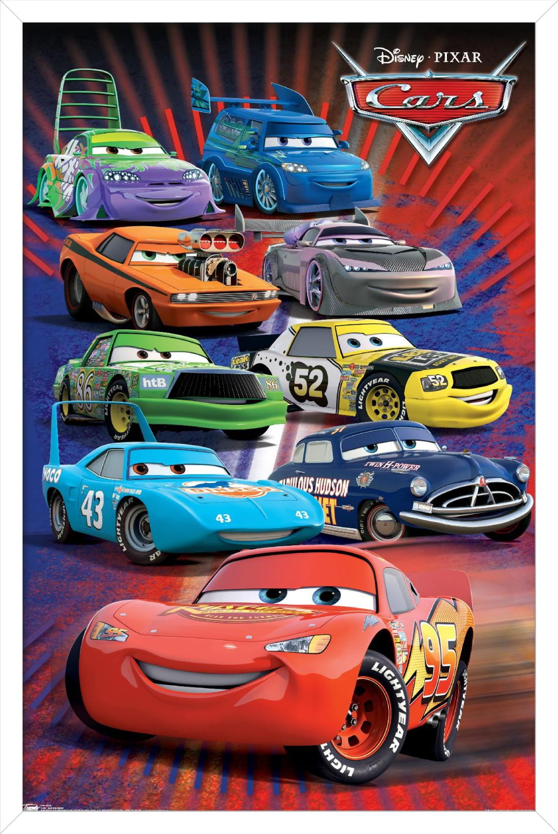 Disney Pixar Cars - Supercharged Wall Poster, 14.725" x 22.375" Framed ...