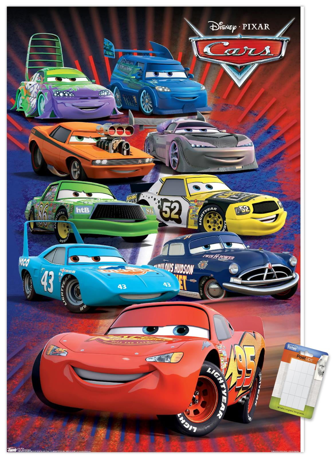 Disney Pixar Cars - Supercharged Wall Poster, 14.725" x 22.375 ...