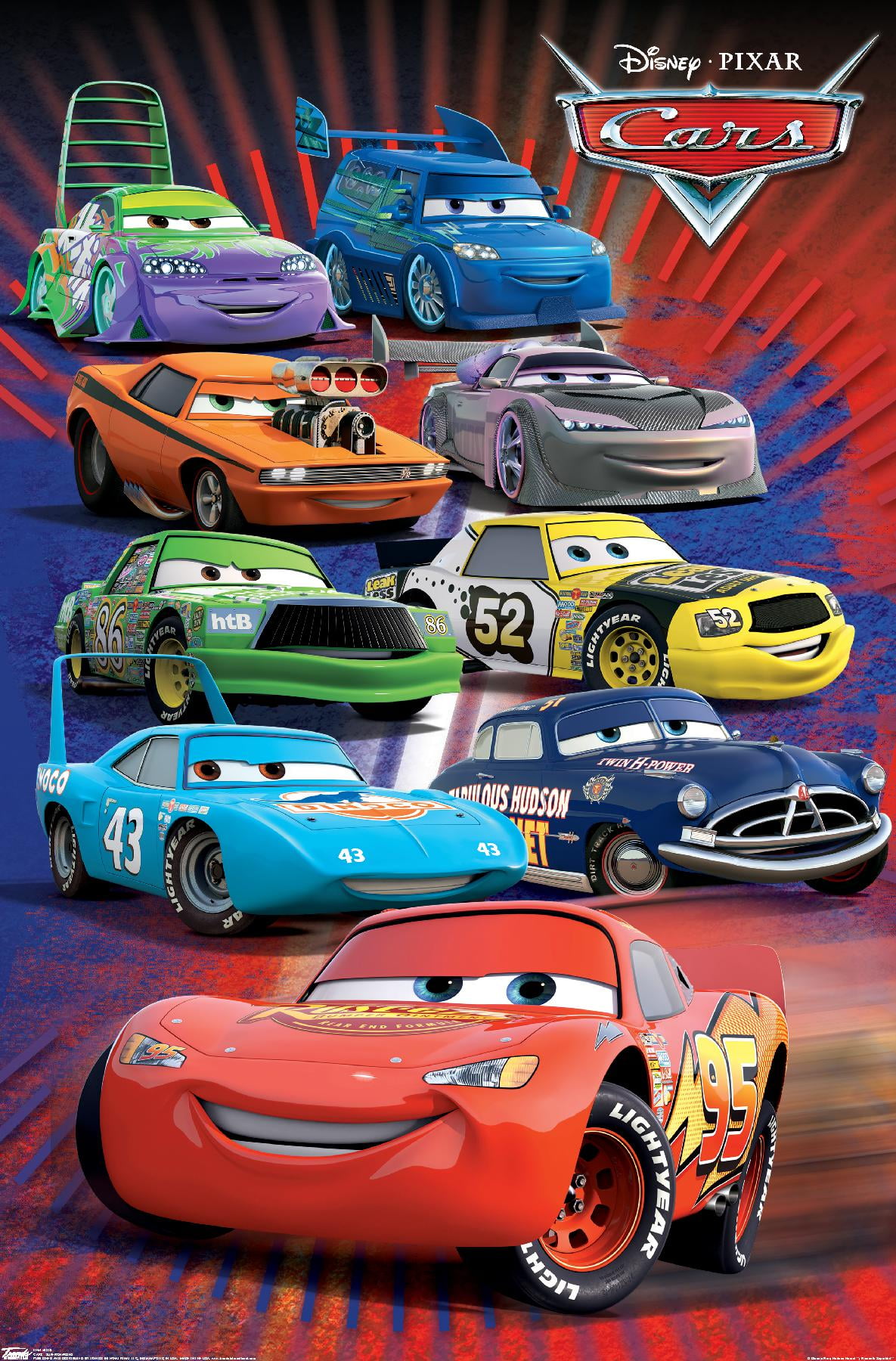Disney Pixar Cars - Supercharged Wall Poster, 14.725" x 22.375 ...