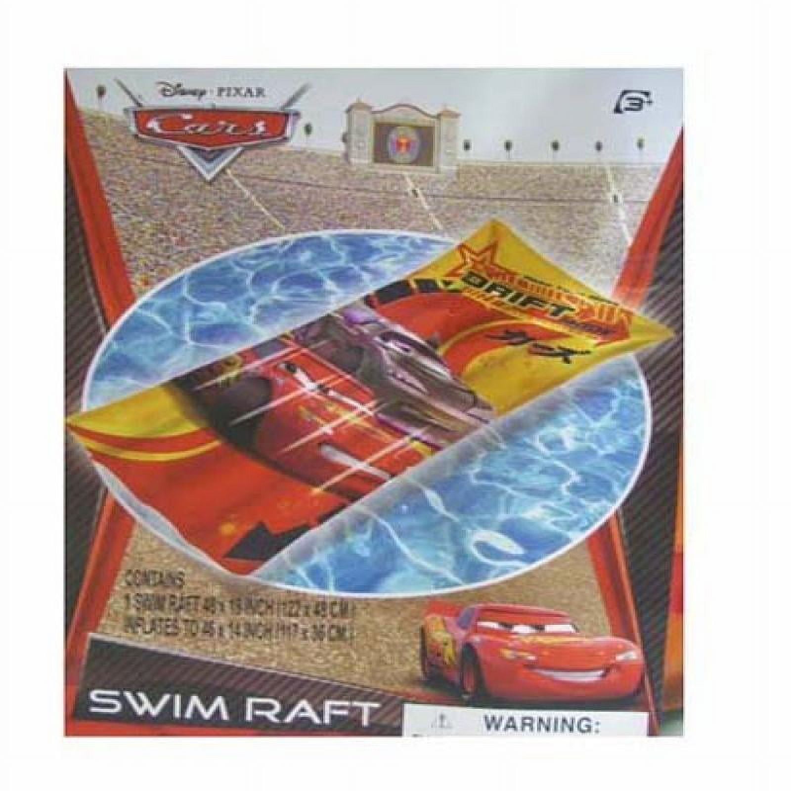 Disney Pixar Cars Swim Raft 46x14 inch Inflat Pool Floating - Walmart.com