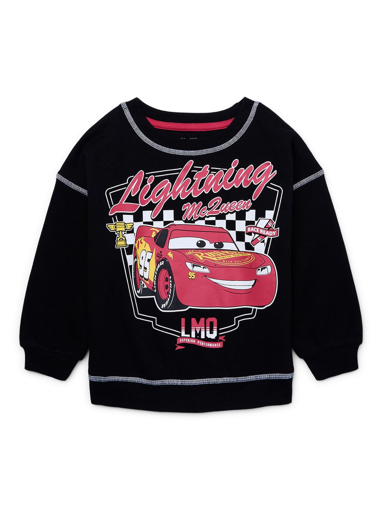 Disney Pixar Cars Toddler Boys Crewneck Sweatshirt, Sizes 12M-5T ...