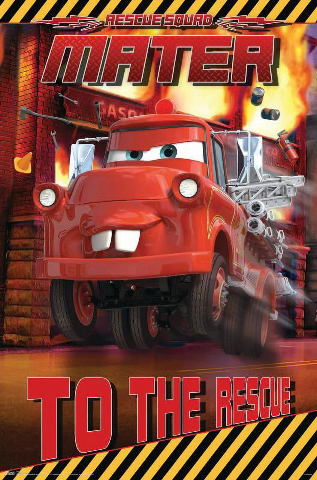 Disney Pixar Cars Toons - Rescue Wall Poster, 22.375" x 34" - Walmart.com