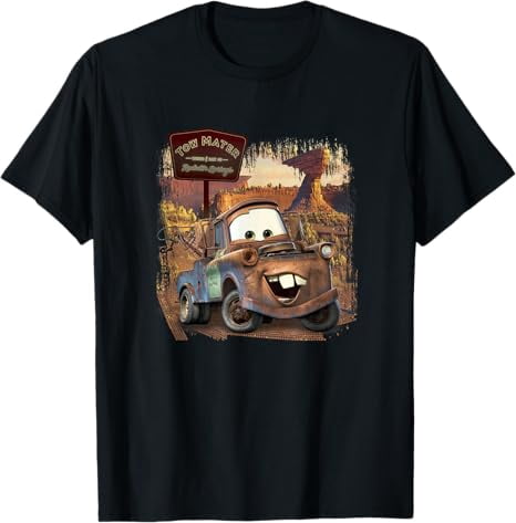 Disney Pixar Cars Tow Mater Welcome To Radiator Springs Unisex Gildan T ...