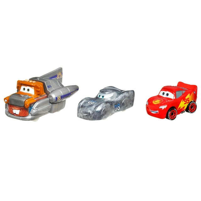 Disney Pixar Cars Toys, Road Race 3-Pack Mini Metal Toy Vehicles ...