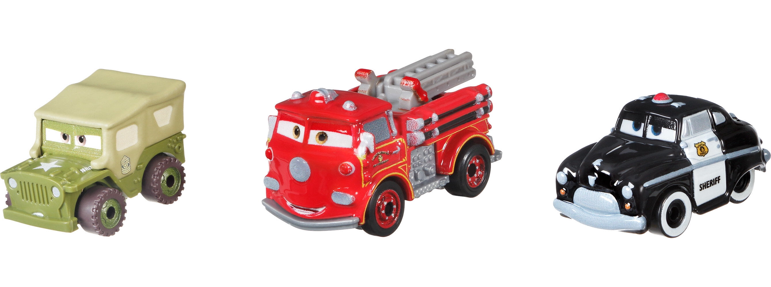 Disney Pixar Cars Mini Racers, Three Set Road Vehicle, Metal Toy Cars 3 ...