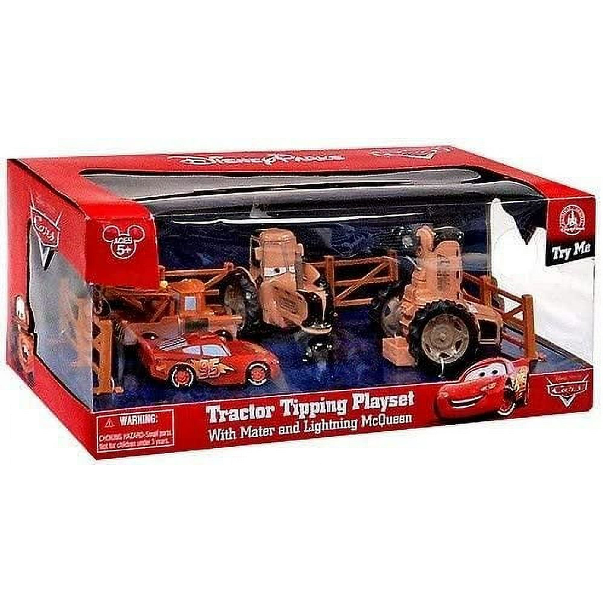 Mater And Lightning Mcqueen Tractor Tipping