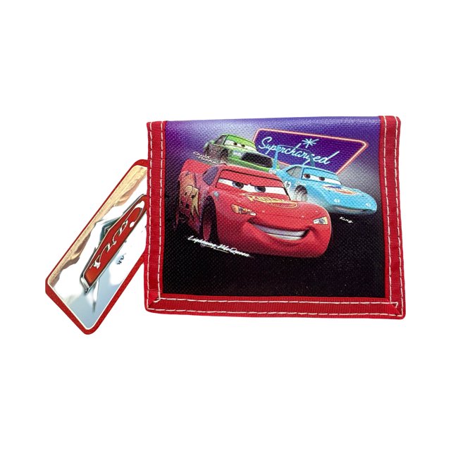 Disney Pixar Cars Wallet - Lighting McQueen Kids Trifold Wallet ...