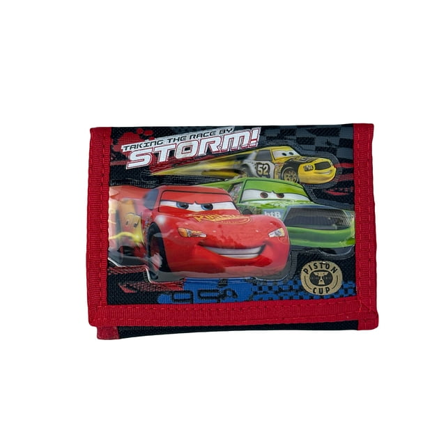 Disney Pixar Cars Wallet - Lighting McQueen Kids Trifold Wallet ...
