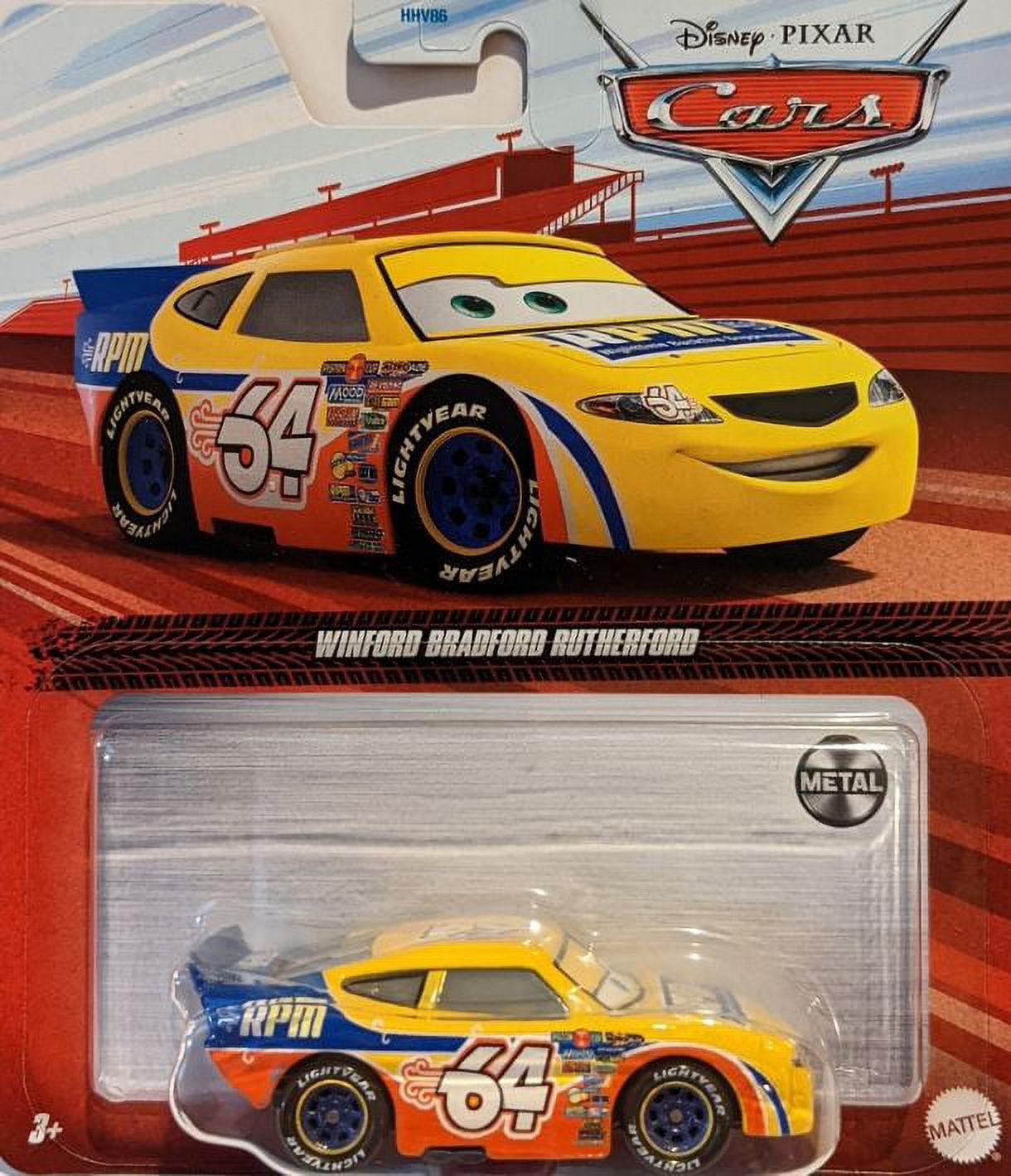 Disney/Pixar Metal Die-Cast Toy: Cars Winford Bradford Rutherford 1:64 ...