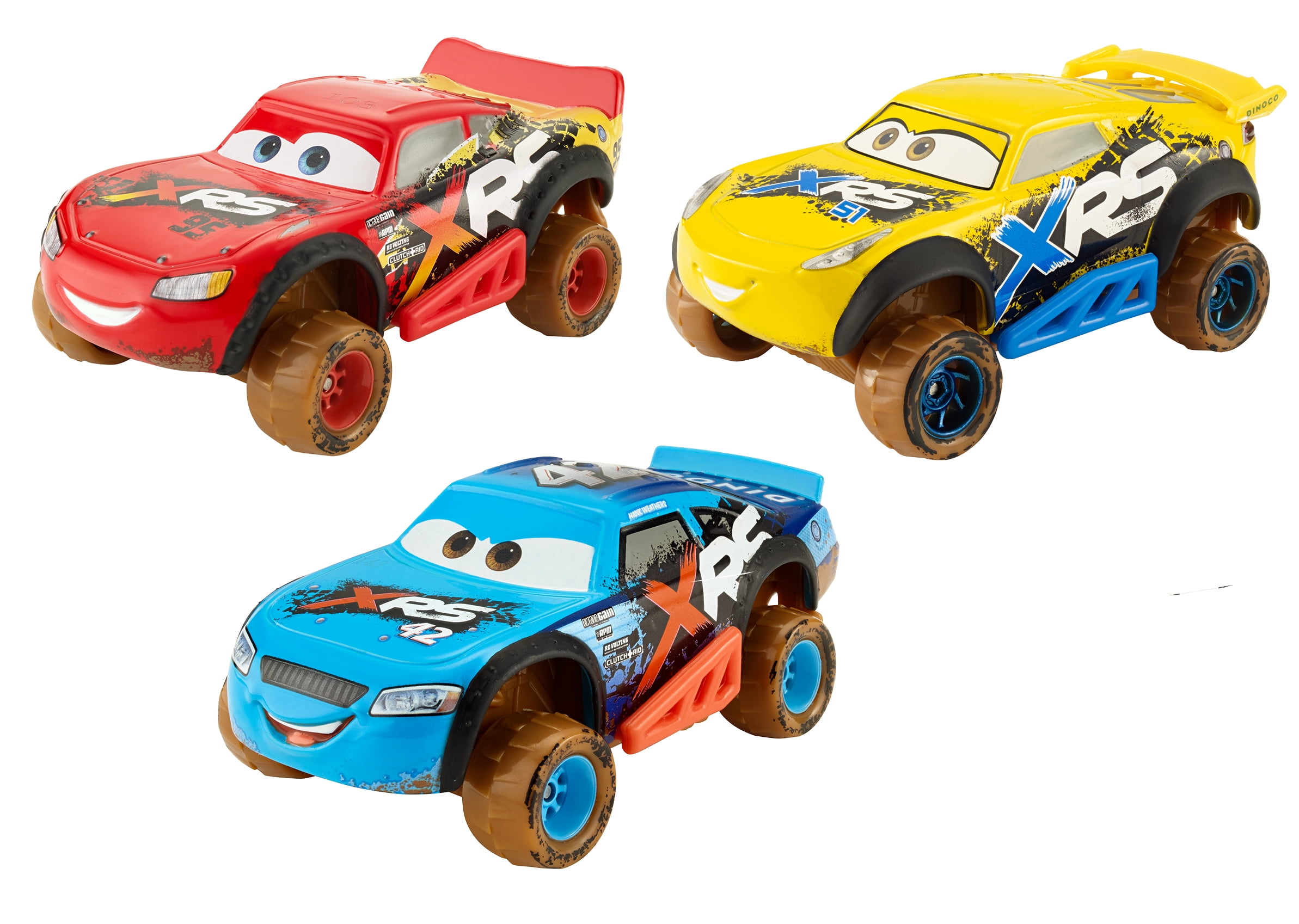 Disney/Pixar Cars XRS Mud Racing 3-Pack - Walmart.com