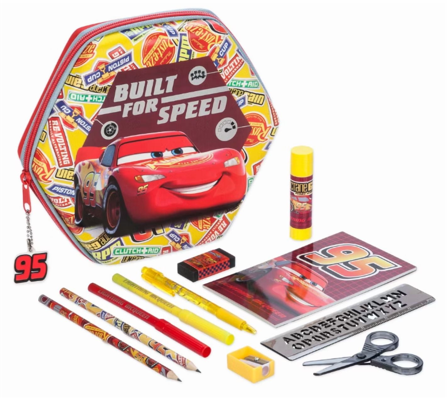 Disney Pixar Cars Zip-Up Stationery Kit - Walmart.com