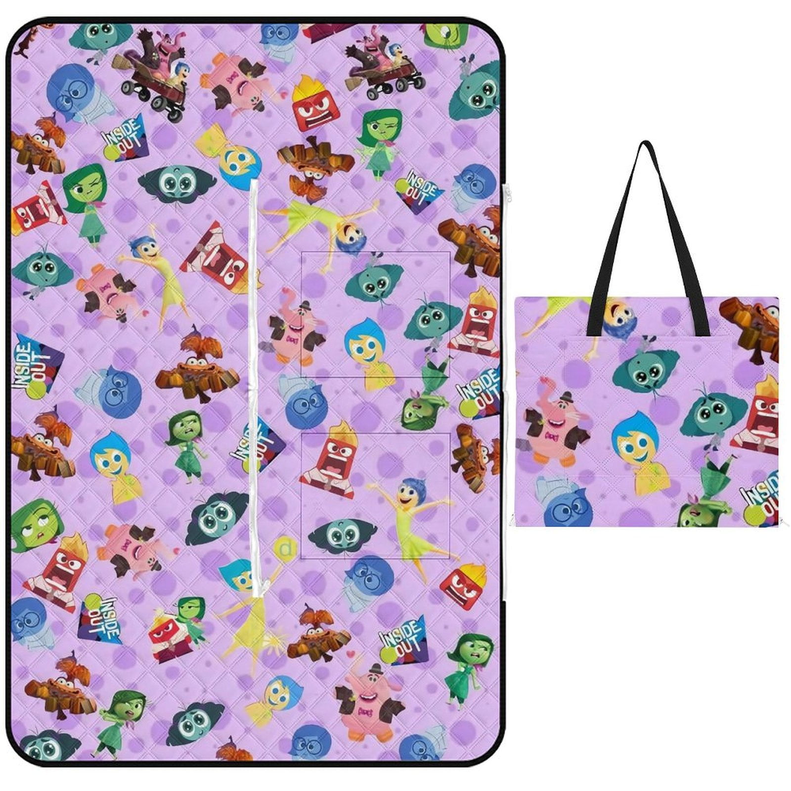Disney-Pixar Cartoon Inside Out Picnic Blankets Extra Large - Beach ...