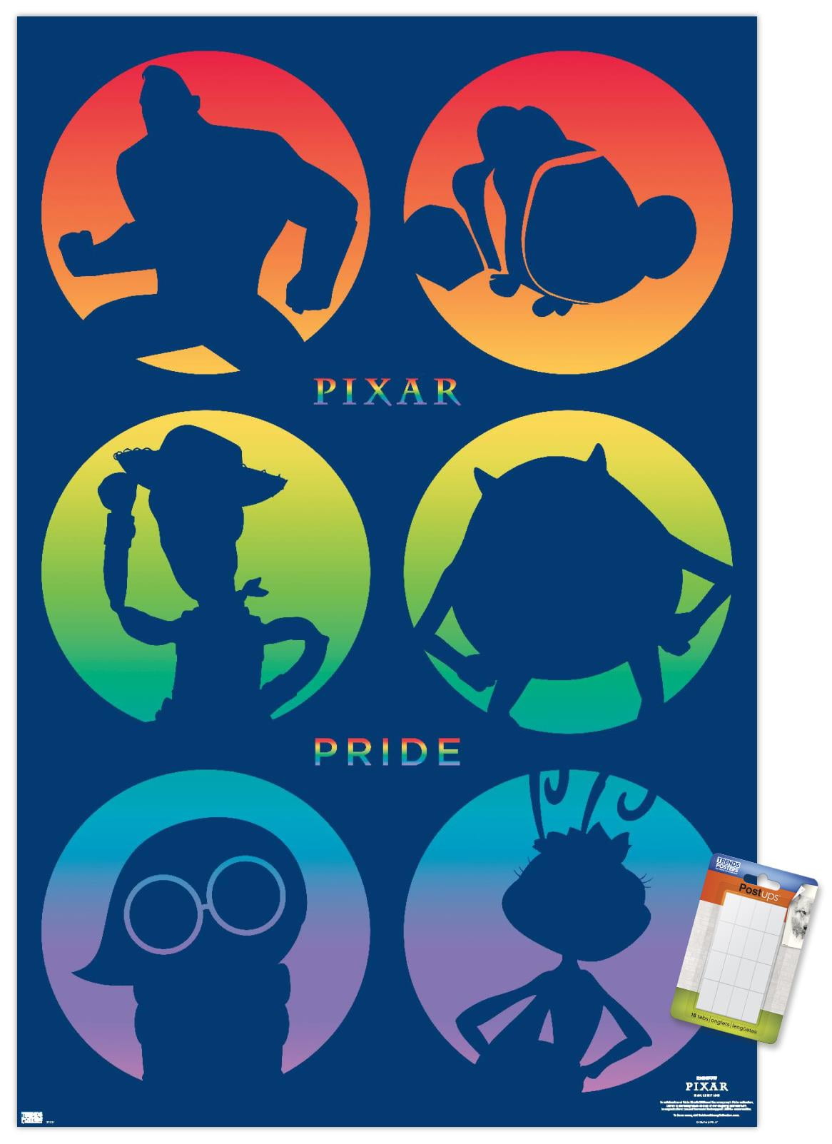 Disney Pixar - Character Pride Wall Poster, 22.375" x 34" - Walmart.com