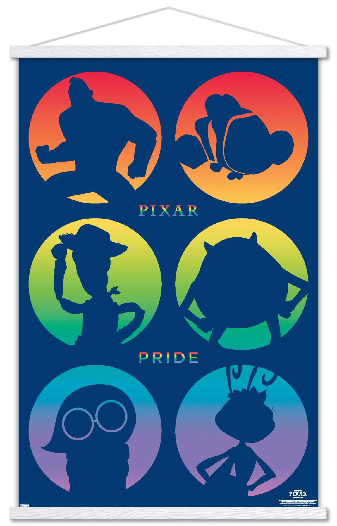 Pixar Character Silhouettes