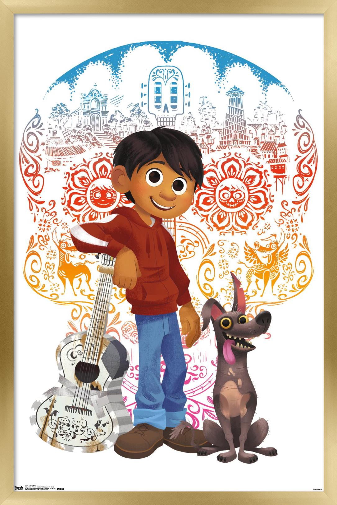 Disney Pixar Coco - Duo Wall Poster, 22.375" x 34", Framed - Walmart.com