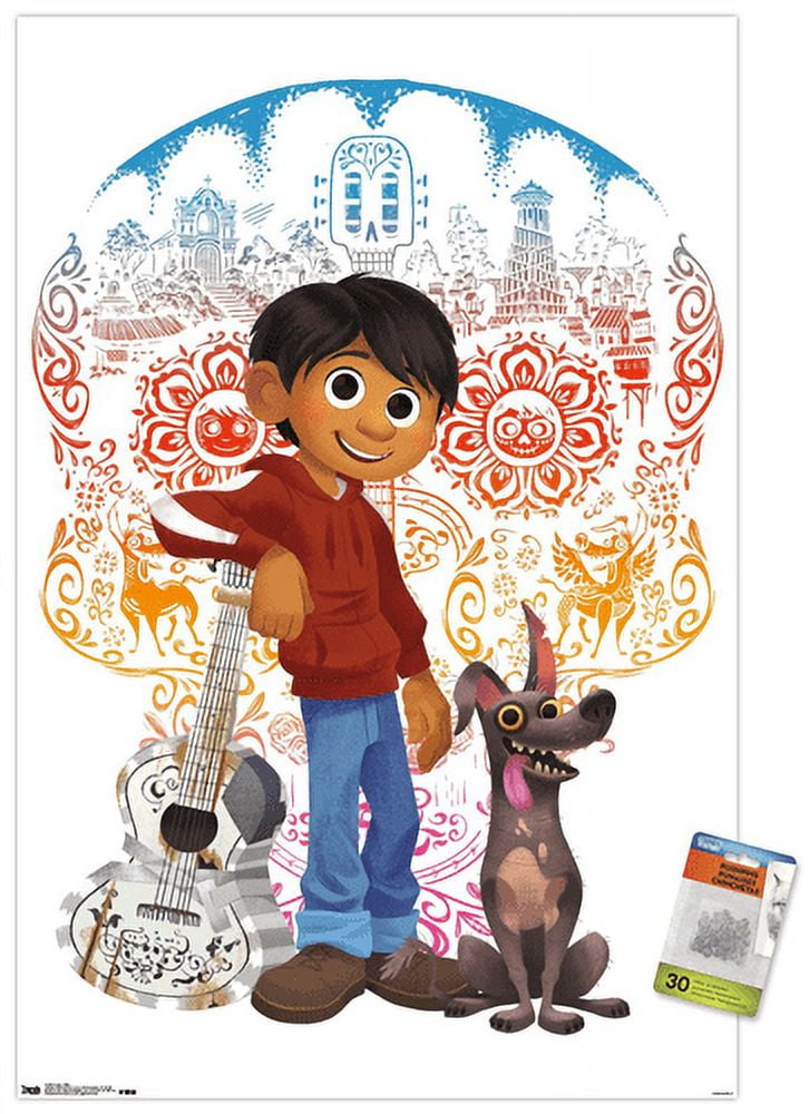 Disney Pixar Coco - Duo Wall Poster with Push Pins, 22.375" x 34 ...