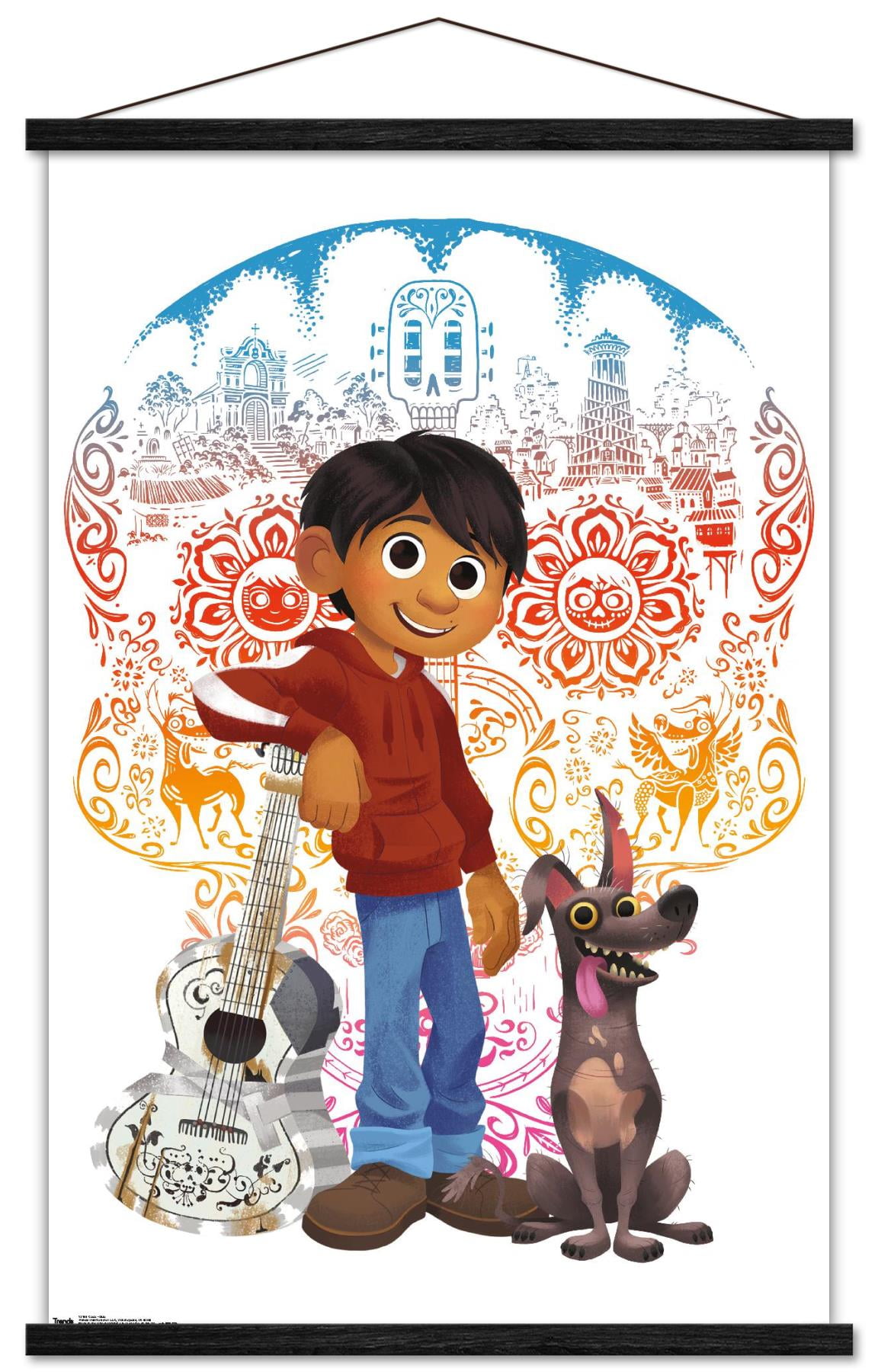 Disney Pixar Coco - Duo Wall Poster with Wooden Magnetic Frame, 22.375 ...