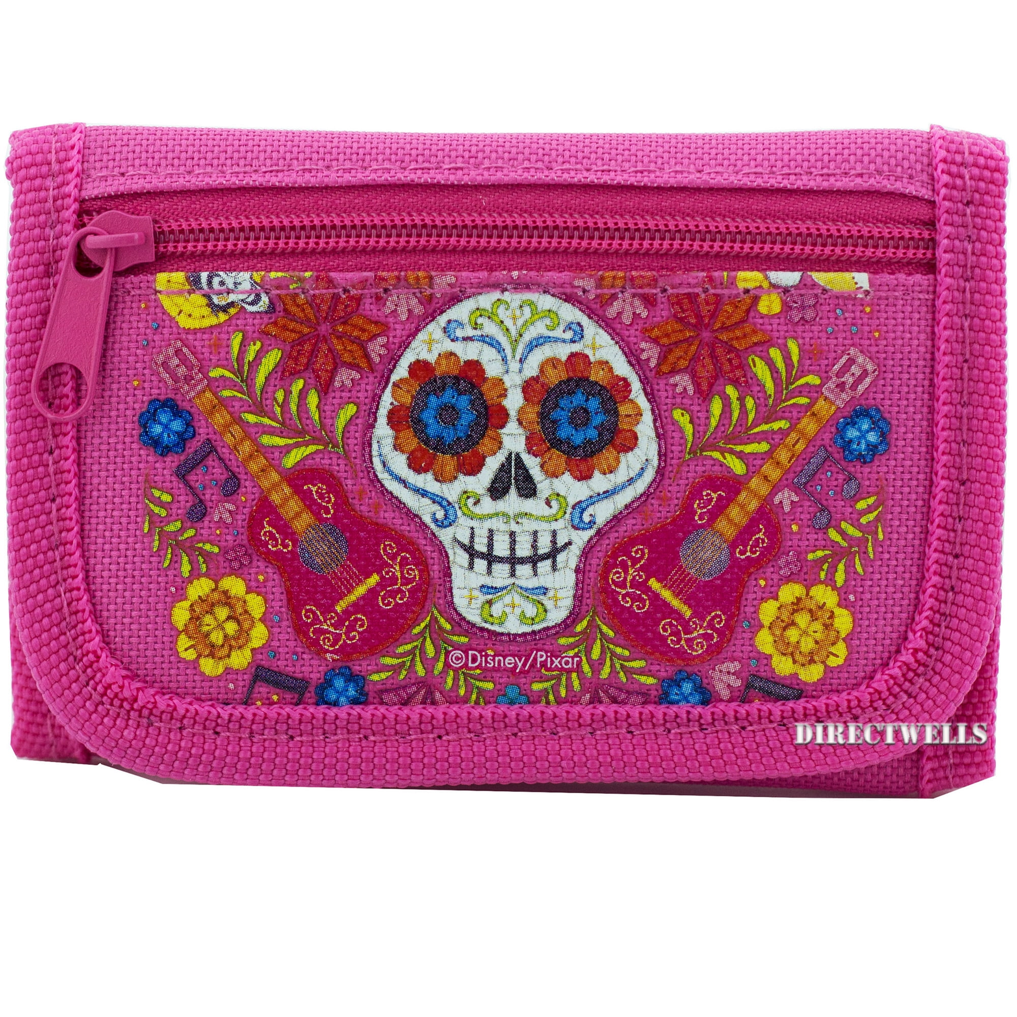Disney Pixar Coco Juan Ortodoncia Pink Trifold Wallet - Walmart.com