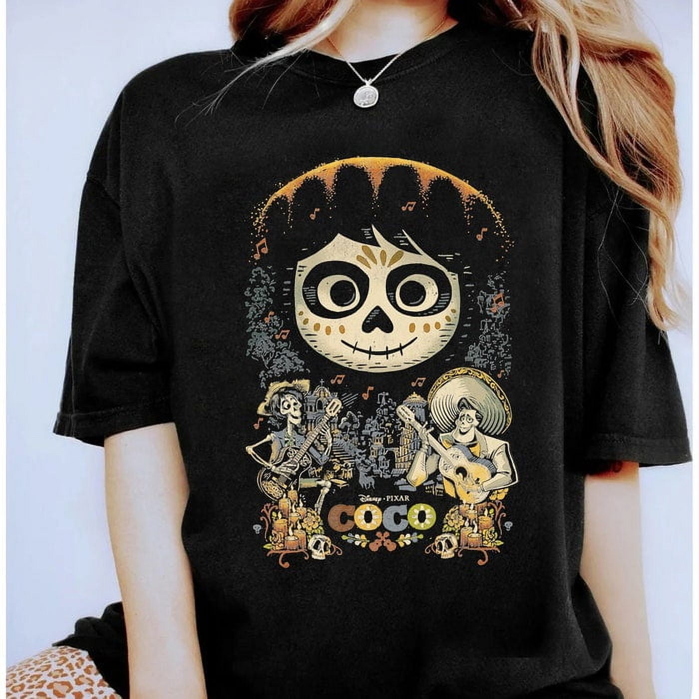 Disney Pixar Coco Miguel Musical Scene Funny Vintage Shirt, Disney Family Matching Shirt, Walt ...