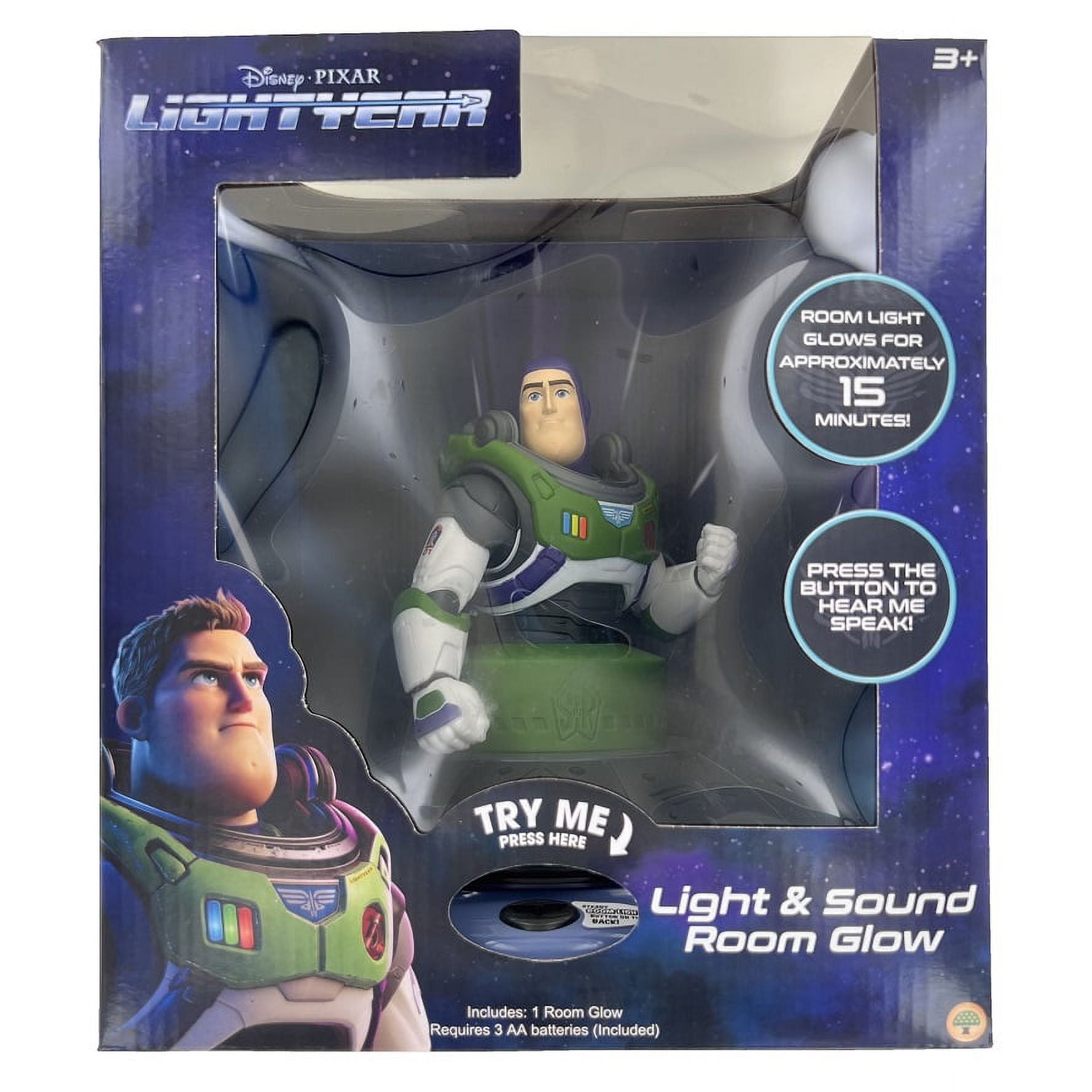 Disney Pixar Toy Story Buzz Lightyear Room Glow, Rotating Character ...