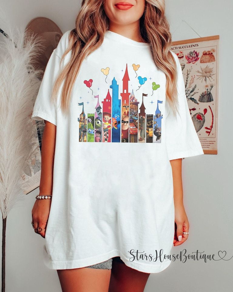 Disney Pixar Color Shirt Disney Teet Pixar Teet Pixar Movie Teet ...