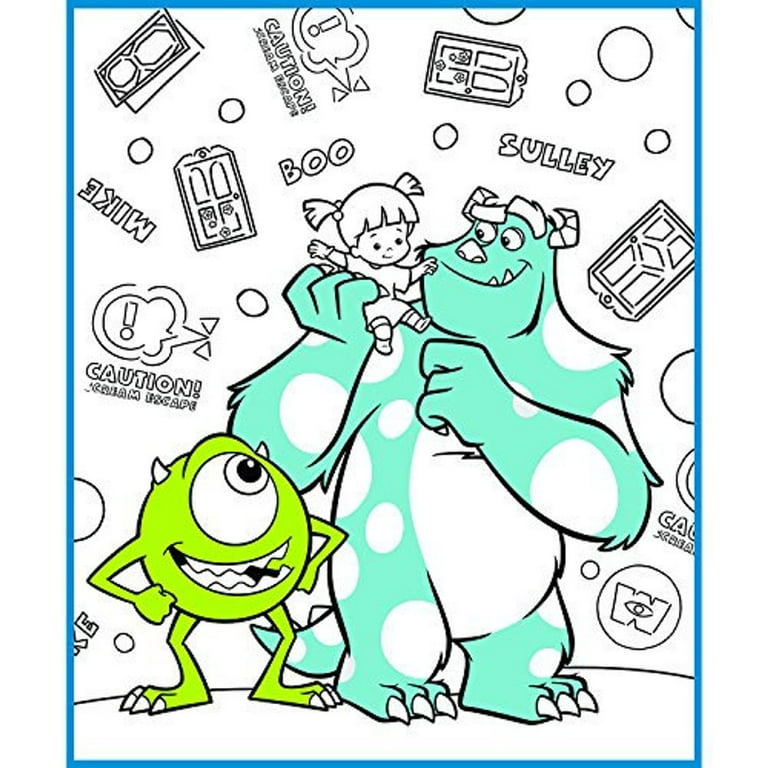monsters inc coloring pages mike