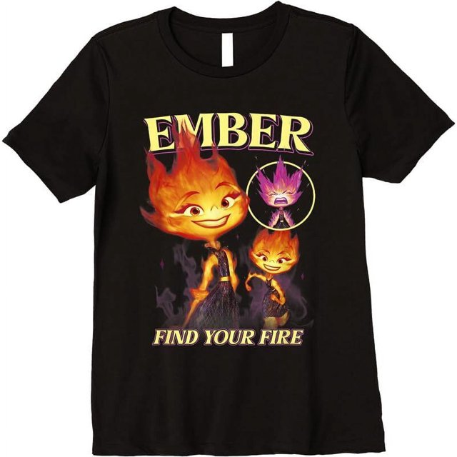 Disney Pixar “Elemental Fire” Ember Portrait T-Shirts - Walmart.com