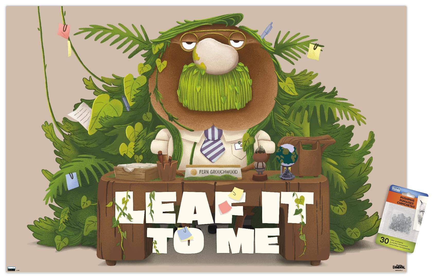 Disney Pixar Elemental - Leaf It To Me Wall Poster with Pushpins, 22. ...