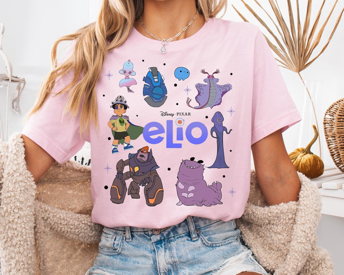 Disney Pixar Elio Characters Shirt, Disney Elio Olga Glordon Ambassador ...