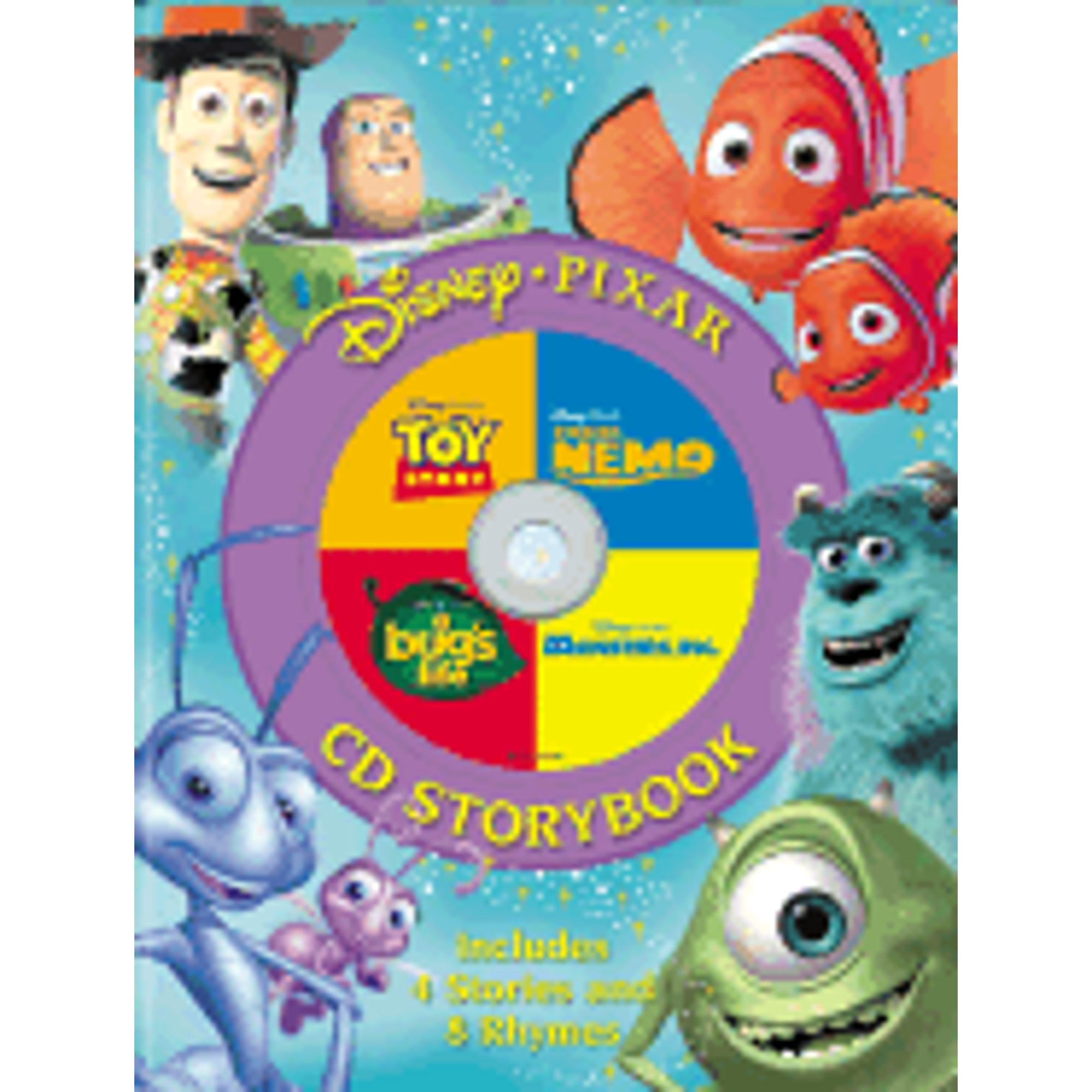 Pre-Owned Disney-Pixar Cd Storybook: Finding Nemo/Monster, Inc./a Bug's ...