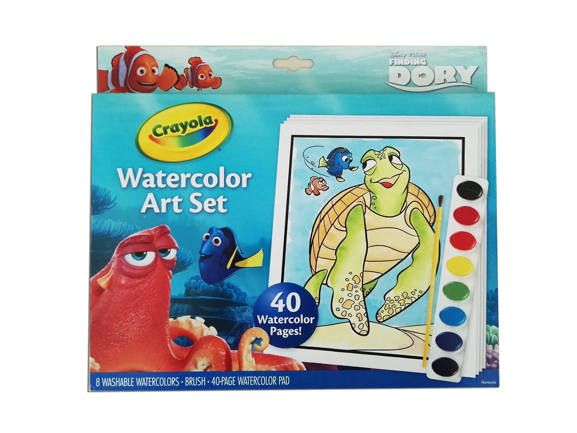 Disney Pixar Findging Dory Watercolor Art Set - Walmart.com