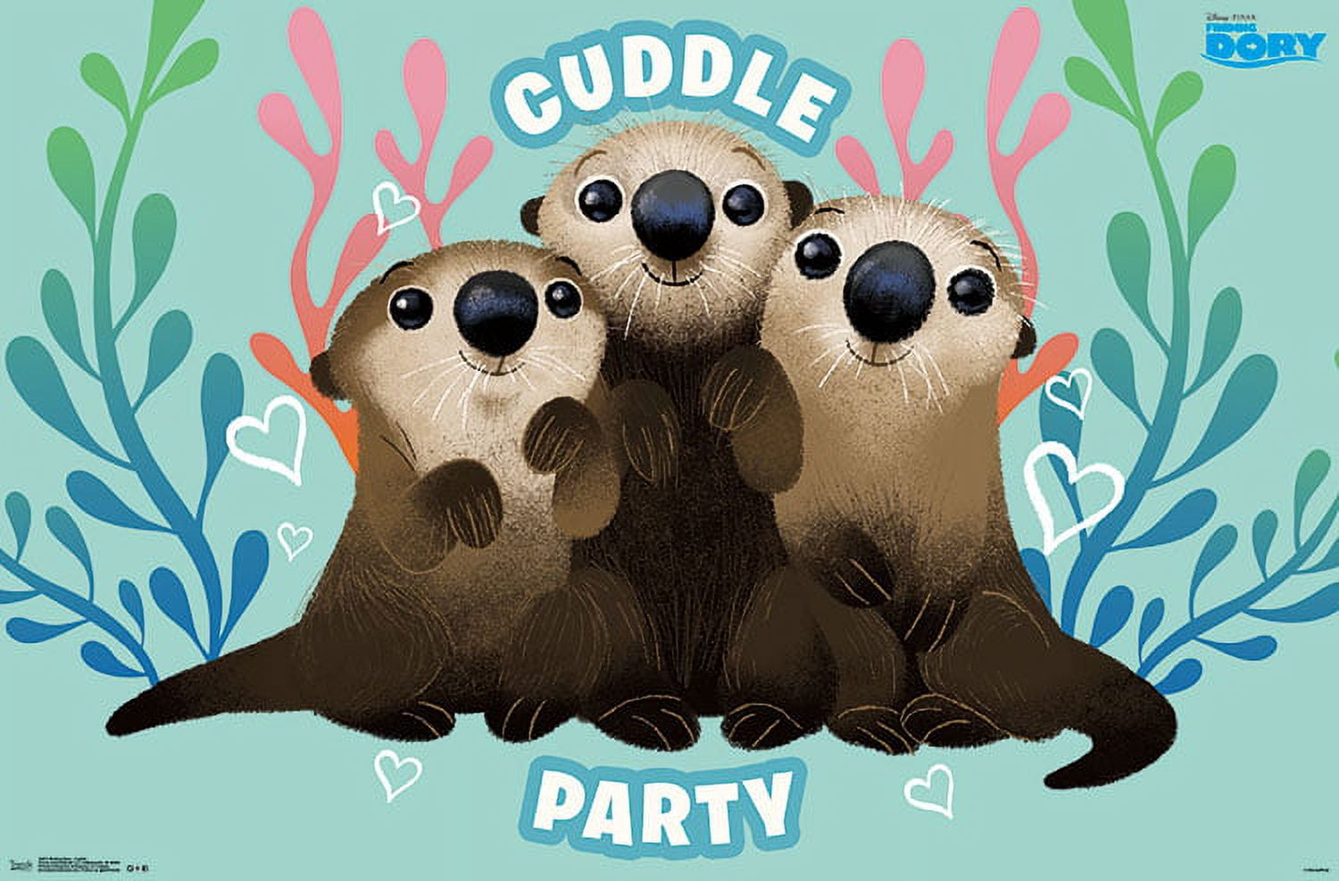 Disney Pixar Finding Dory - Cuddle Wall Poster, 22.375" x 34" - Walmart.com